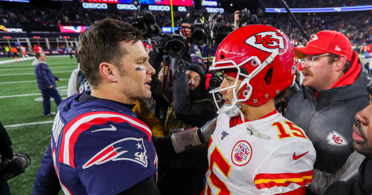 Tom Brady makes surprising admission during pre-game interview with Chiefs QB Patrick Mahomes ...