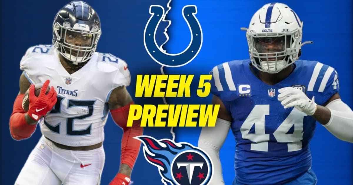 Indianapolis Colts Vs. Tennessee Titans Week 5 Preview