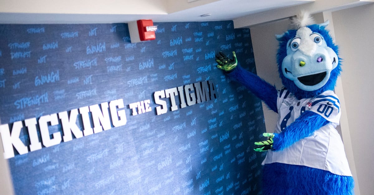 The NFL honors the man behind the mask of the Indianapolis Colts mascot ...