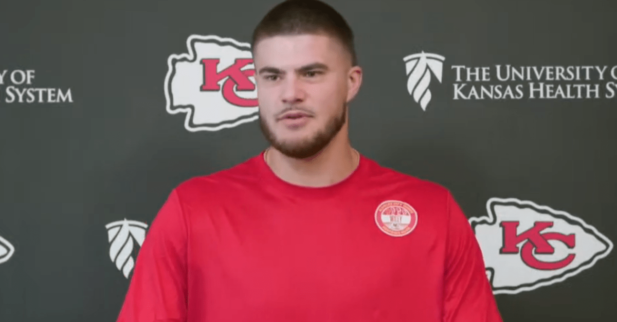 Chiefs TE Jared Wiley shares hot take on football's second-most ...