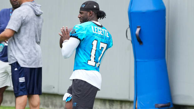 Xavier Legette credits a two-year run with one Panthers DB for ...