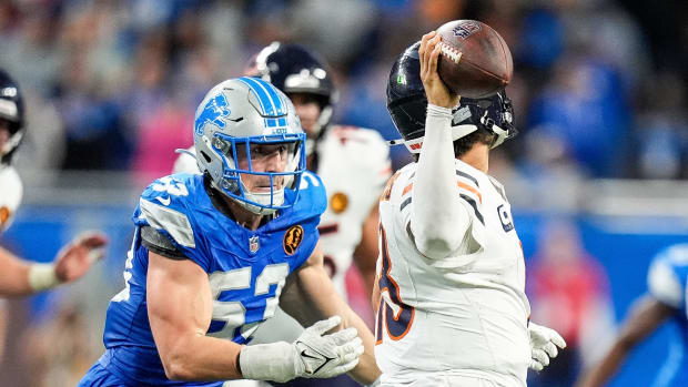 Lions holding onto promising and local SAM linebacker after tendering ...