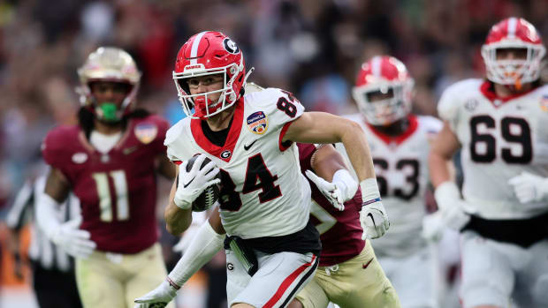 NFLPA Rookie Premiere: Former Georgia WR Ladd McConkey makes debut in ...