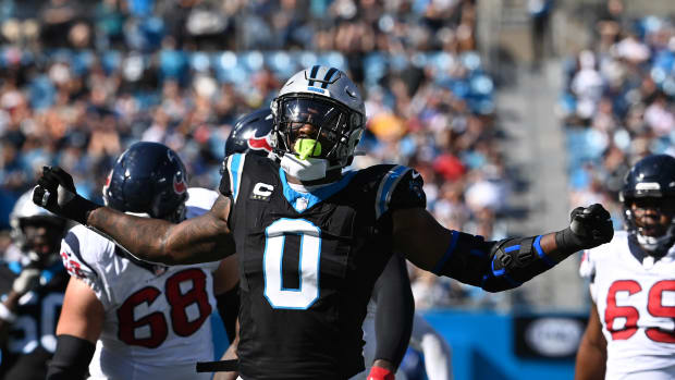 Panthers HC Frank Reich is 'really happy' that Brian Burns is still on ...