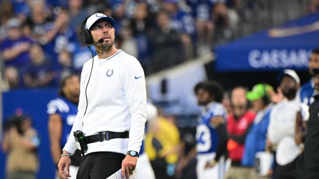 Indianapolis Colts rookie is trying to force the door open and enter ...