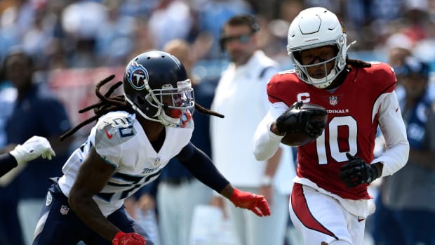 DeAndre Hopkins visits the Tennessee Titans on Sunday