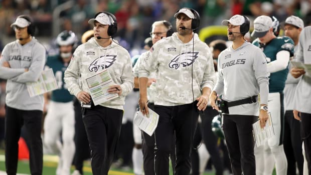 Kellen Moore and Saints interview Eagles 'rising star' for open ...