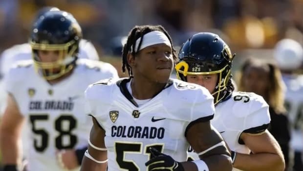 Eagles national scout Jordan Dizon spotted at Colorado Pro Day