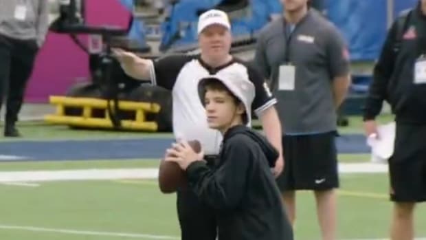 "The future": Next Manning makes surprising appearance during NFL Pro ...