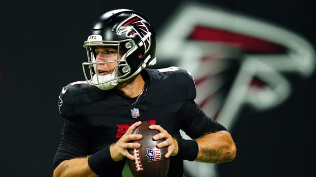 Commanders' QB talks Falcons' Taylor Heinicke ahead of Week 6 matchup