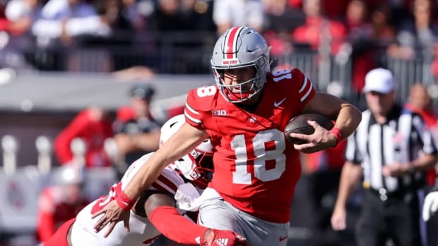 Ohio State QB Will Howard named as a 2025 NFL Draft riser after picking ...