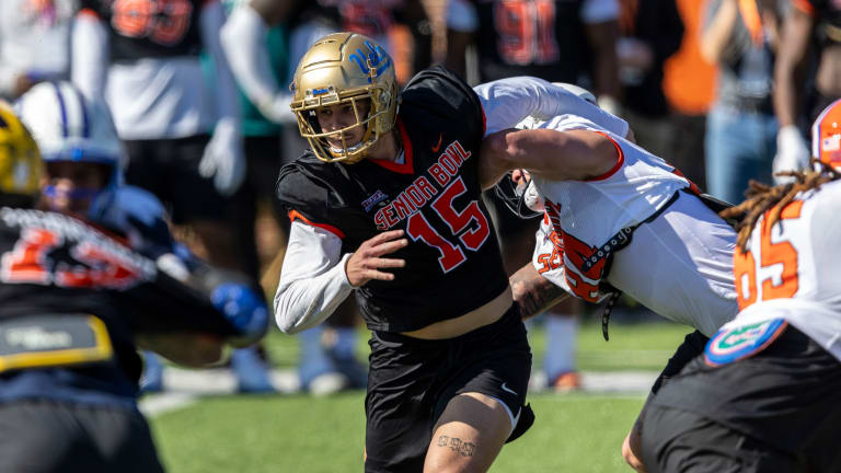 The best pass rusher in the 2024 NFL Draft has been dominating Senior ...