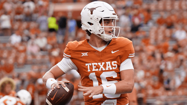 Texas QB Arch Manning comes in at No. 1 in rankings from national media ...