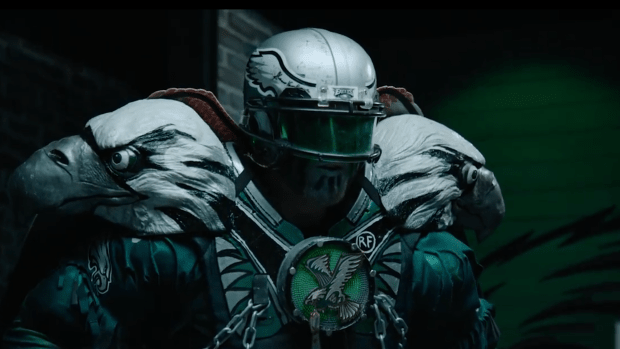Eagles bring in unhinged fans for 2024 schedule release video