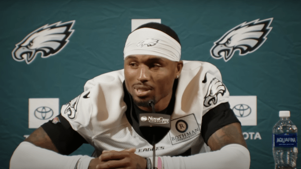 Eagles CB Isaiah Rodgers reveals AJ Brown, DeVonta Smith kept him going ...