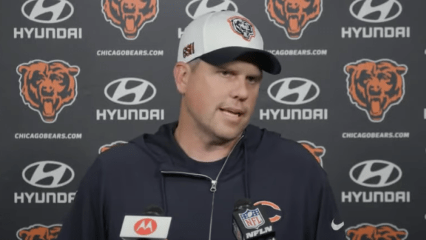 Shane Waldron and Caleb Williams explain how their relationship is helping create the offense in ...