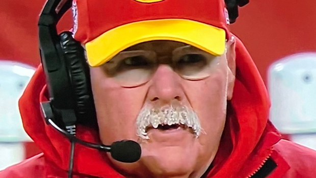 Andy Reid perfectly encapsulates just how cold the Chiefs' playoff game was