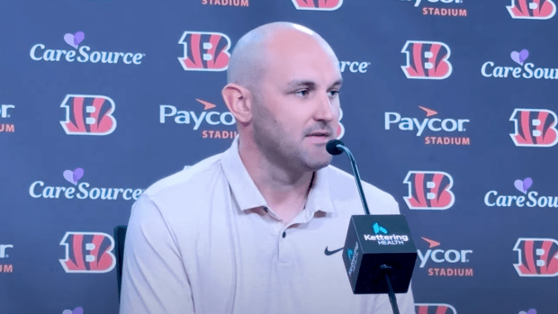 Bengals director of college scouting keeps the door open towards trading up in the NFL Draft