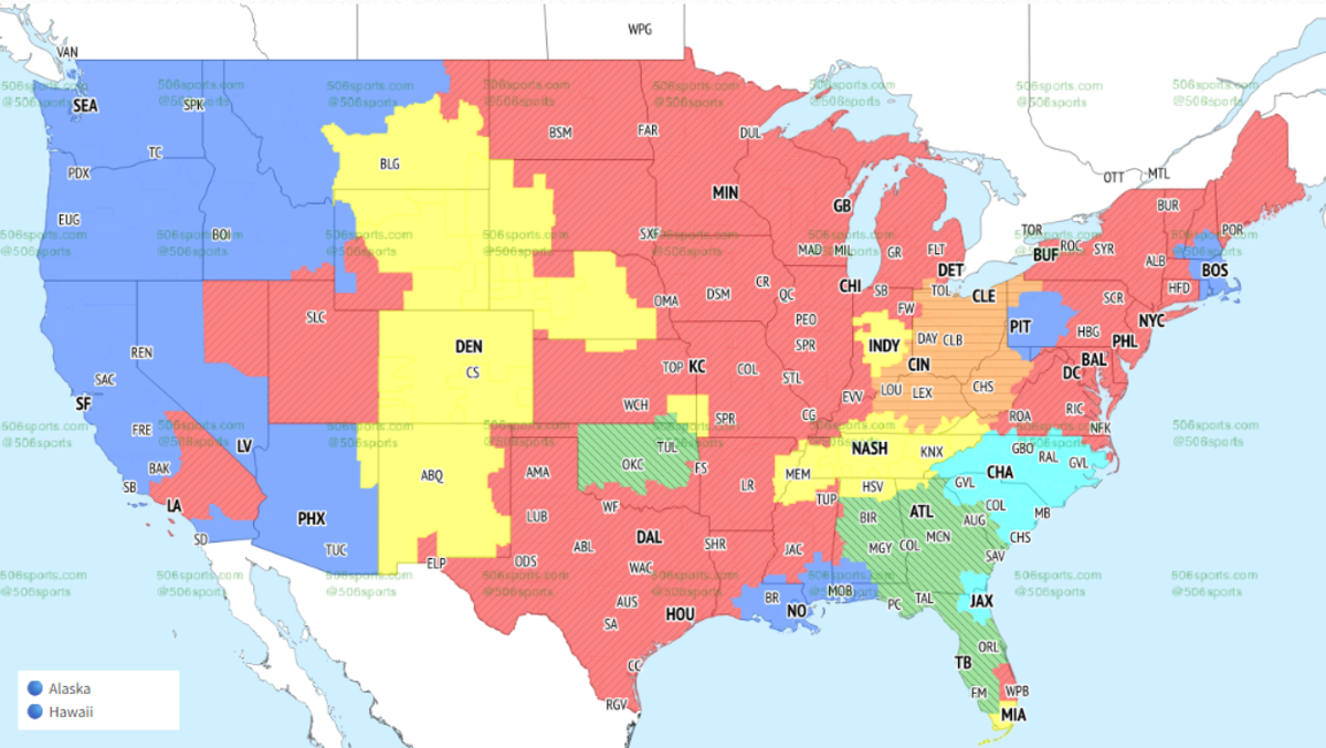 Denver Broncos vs. Tennessee Titans Week 1 broadcast map: Will you be ...