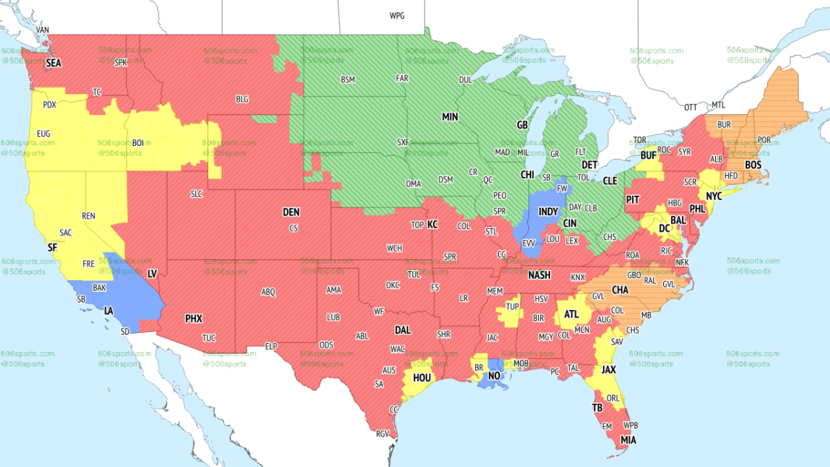 Indianapolis Colts at Los Angeles Rams Week 4 broadcast map: Will you ...