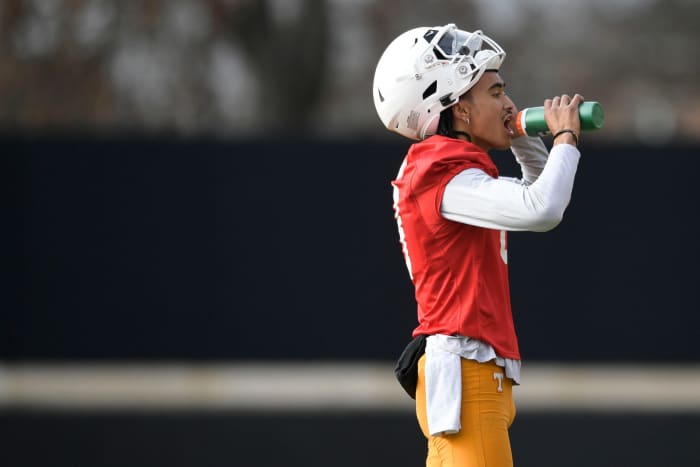 Tennessee QB Nico Iamaleava comments on his first few weeks with Vols