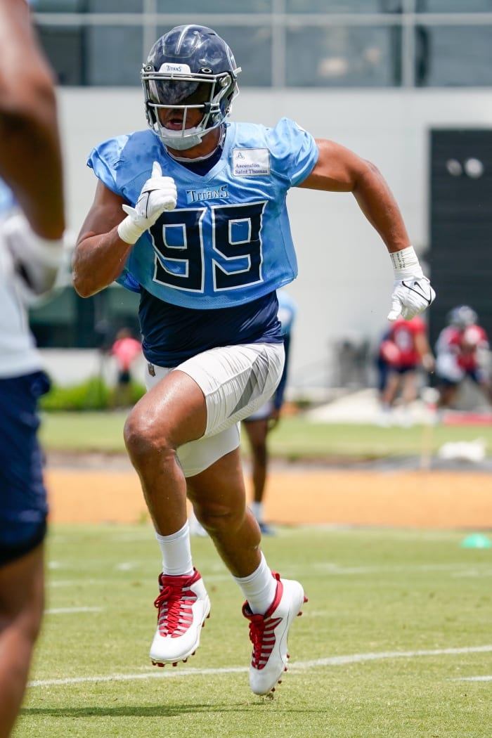 How Rashad Weaver is making an impact at Titans camp