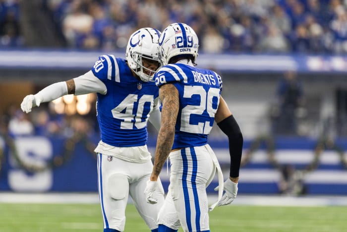The Indianapolis Colts showed how confident they are in their young CBs ...