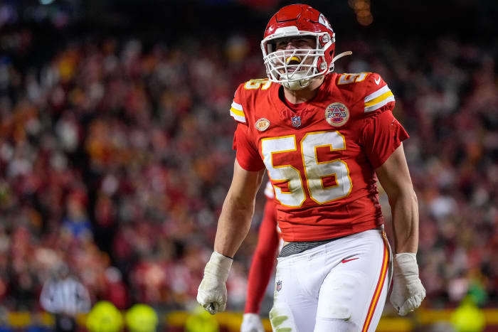 Kansas City Chiefs DE George Karlaftis credits current and former ...