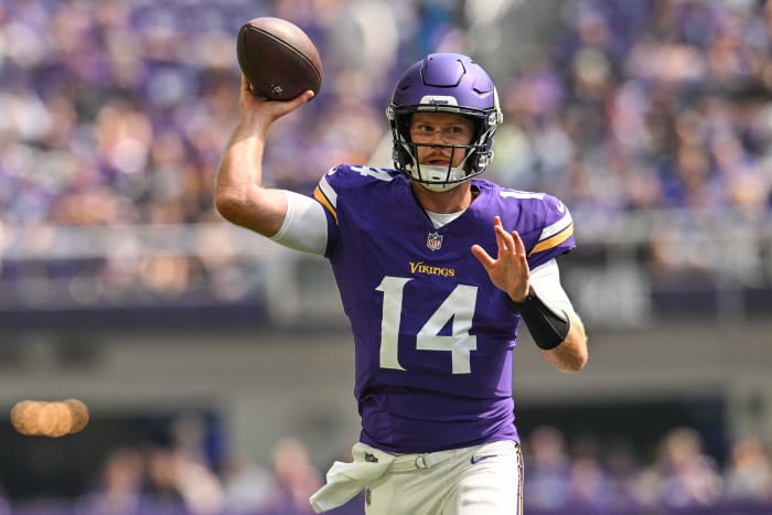 All eyes turned to Vikings QB Sam Darnold after news of J.J. McCarthy's meniscus injury. Can he ...