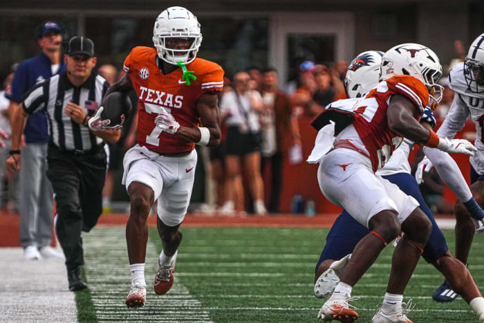 Texas HC Steve Sarkisian gives optimistic injury update on WR Isaiah Bond’s availability vs. No ...