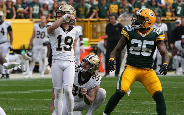 Saints kicker Blake Grupe responds to missing game-winning kick vs. Packers