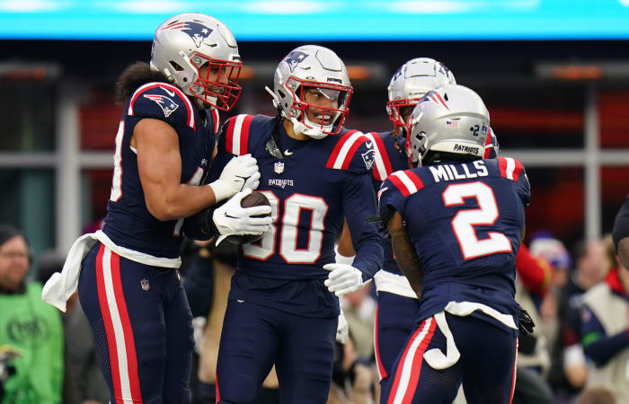 Patriots' Marte Mapu sends powerful message after first career interception