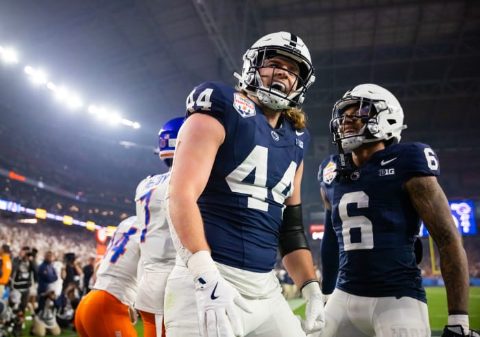 Indianapolis Colts met with fan favorite 2025 NFL Draft prospect Penn State TE Tyler Warren at ...