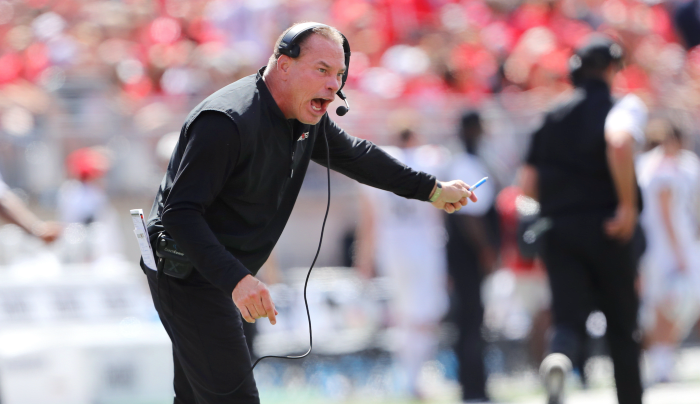 Watch: Butch Jones shamelessly threw his 2021 Arkansas State team under ...
