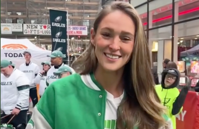 Kylie Kelce’s appearance on the Today Show was made extra special with ...