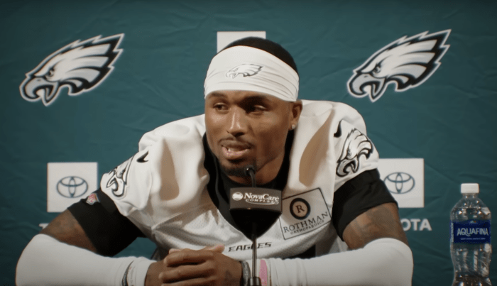 Eagles CB Isaiah Rodgers reveals AJ Brown, DeVonta Smith kept him going ...