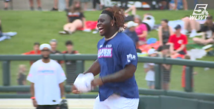 Bengals' first-round pick Amarius Mims pulls off highlight reel play in ...