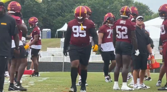 Commanders Training Camp: Jayden Daniels dropping dimes and Johnny ...