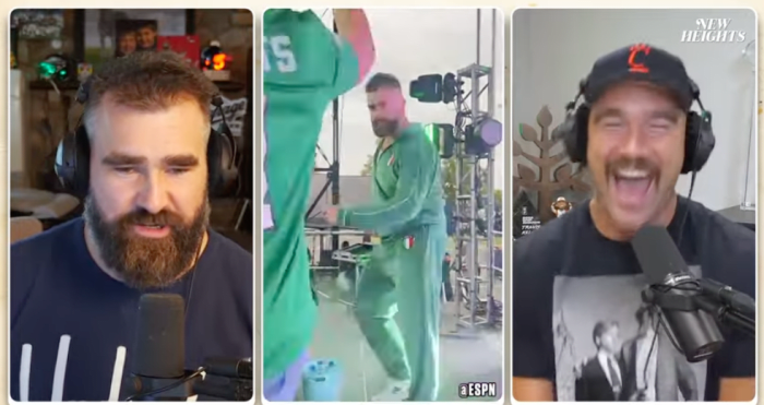 Travis Kelce's has the perfect reaction to Jason Kelce's viral dance ...