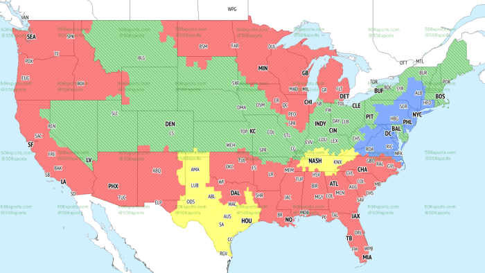Houston Texans vs. Tennessee Titans Week 18 broadcast map: Will you be ...