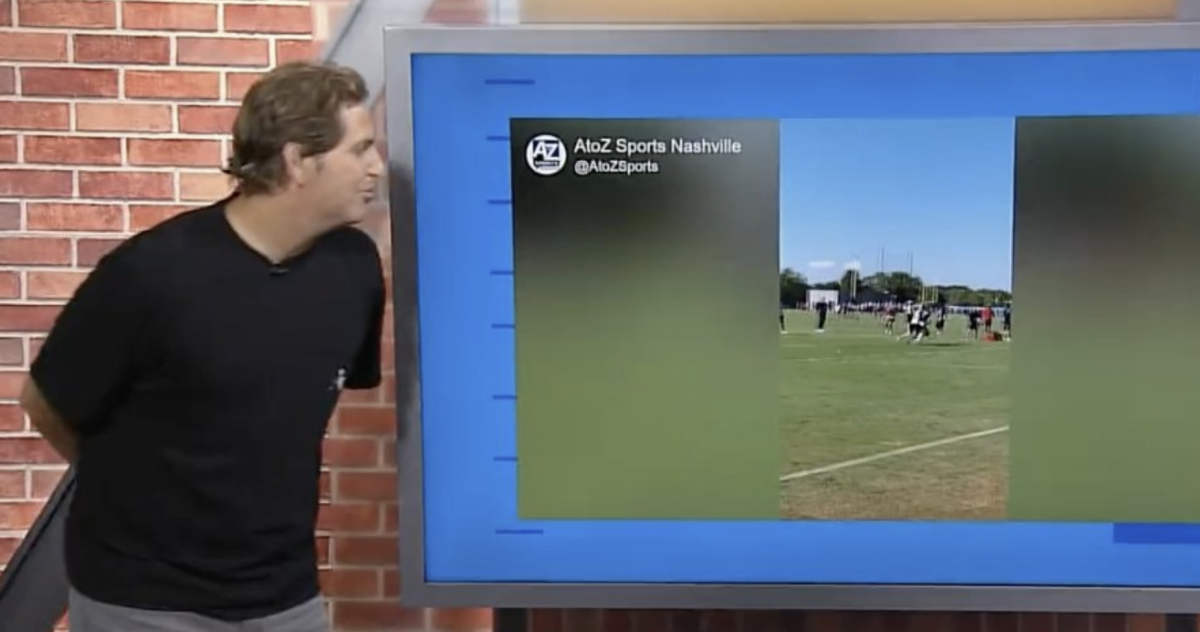 Titans WR Kyle Philips recognized on national television