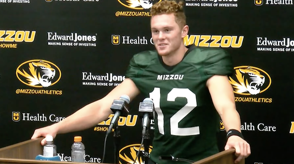 Missouri QB Brady Cook comments on how he expects his team to handle ...