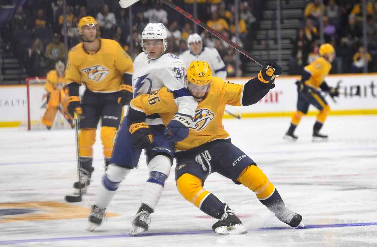 Why Predators forward Philip Tomasino will start the season in Milwaukee