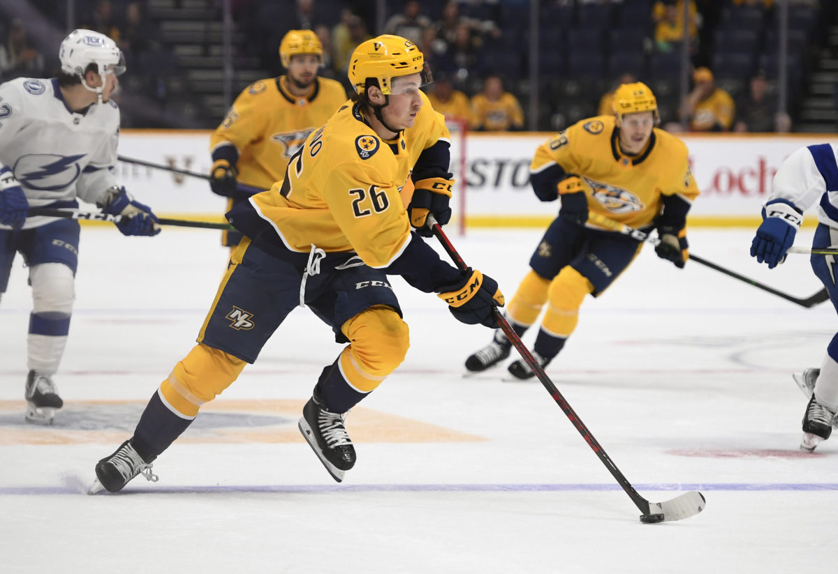 Philip Tomasino's role poses final question for Nashville Predators