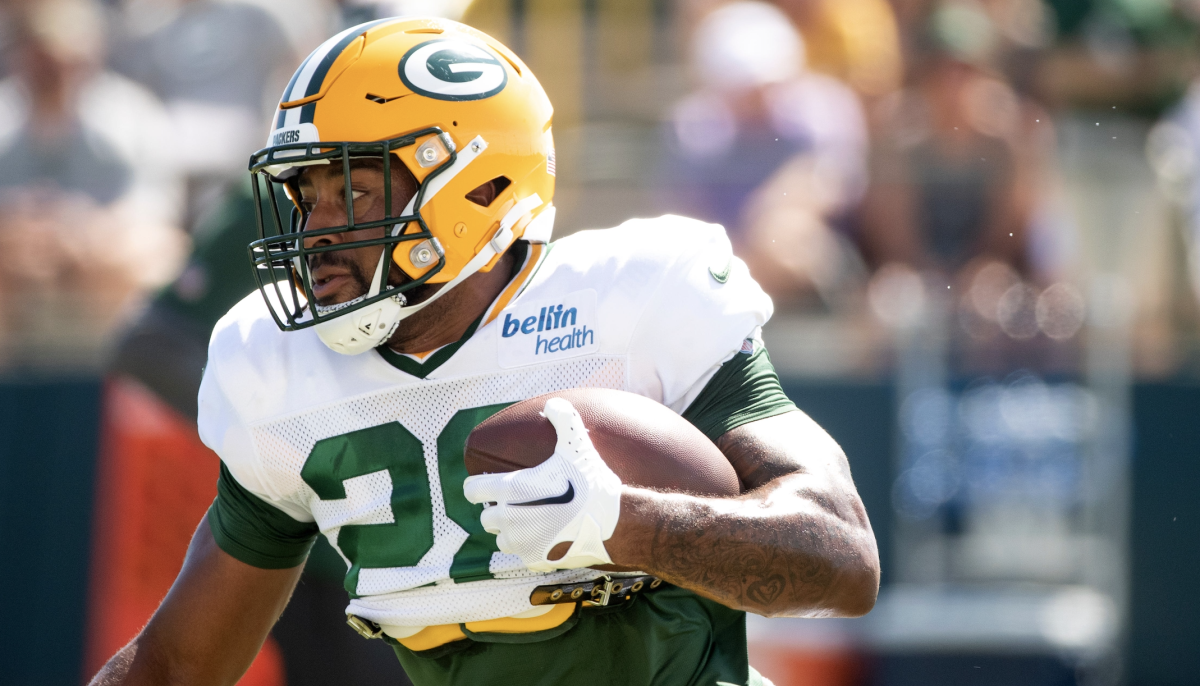 Packers RB AJ Dillon has great reaction to false narrative that spread ...