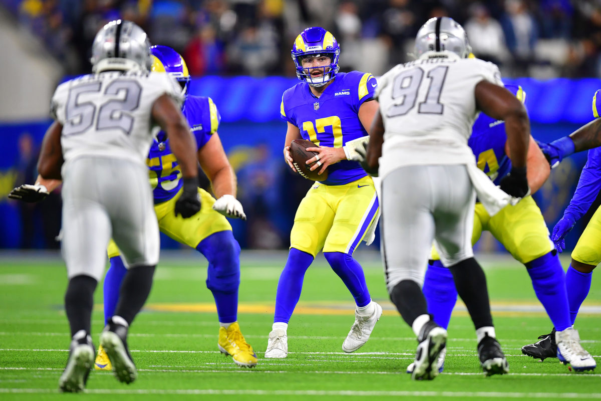 Rams' Baker Mayfield shoots subtle shot at Raiders after crazy game