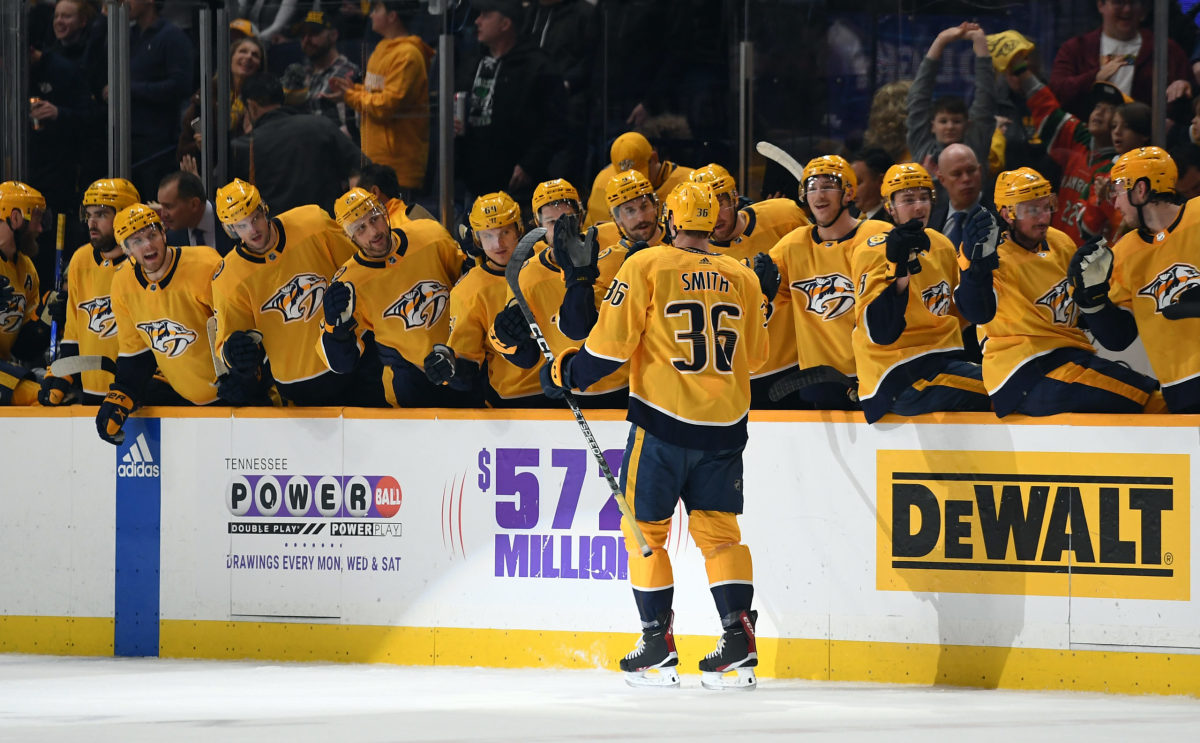 Cole Smith signs contract to remain with Nashville Predators next season