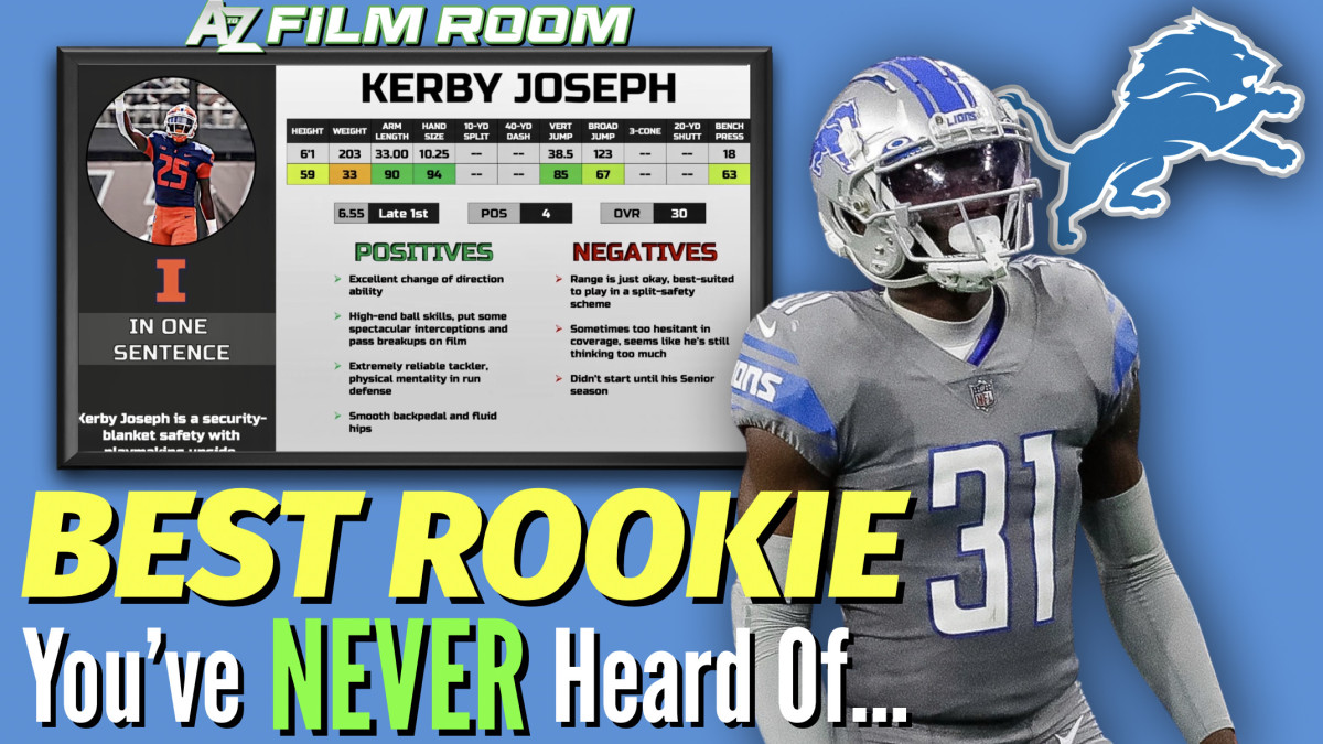 The BEST ROOKIE you've NEVER heard of: Kerby Joseph Film Breakdown