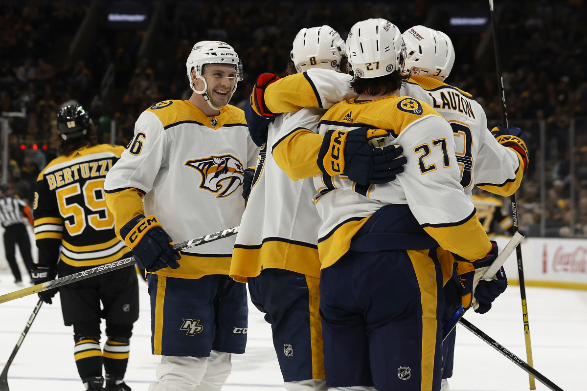 Predators playing for Nashville in first home game since tragedy