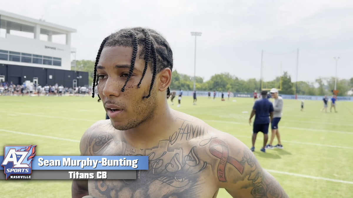 Titans CB Sean Murphy-Bunting talks about going up against WR Treylon ...